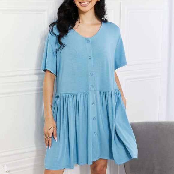 Yelete | Dresses | Yelete Full Size Oh Sweet Spring Button Up Flare ...